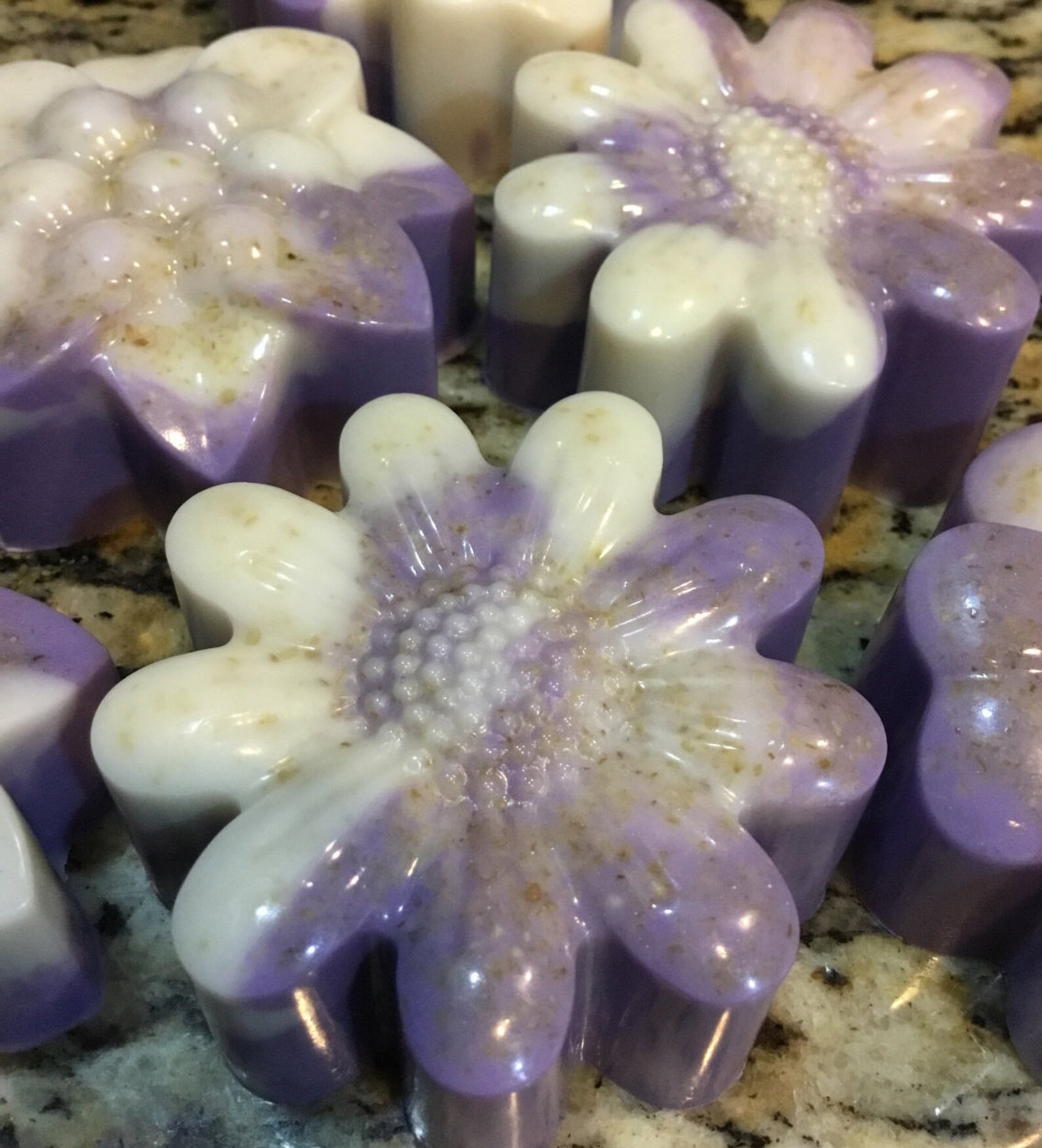 Rosemary Lavender Flower Soap Lavender Soap Homemade Soap | Etsy