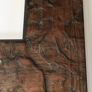 Rustic Distressed Frame,brown Rustic Frame,brown Wood Picture Frame ...