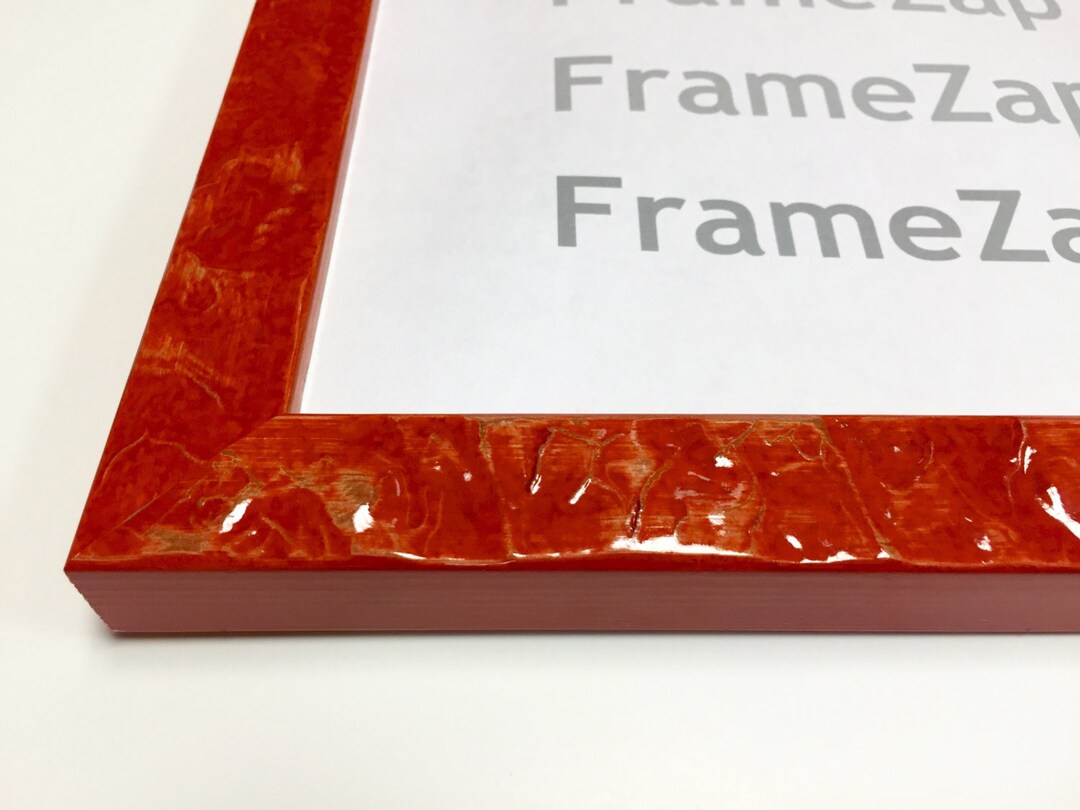 Modern Picture Frame,boho Picture Frame,orange Picture Frame,orange ...