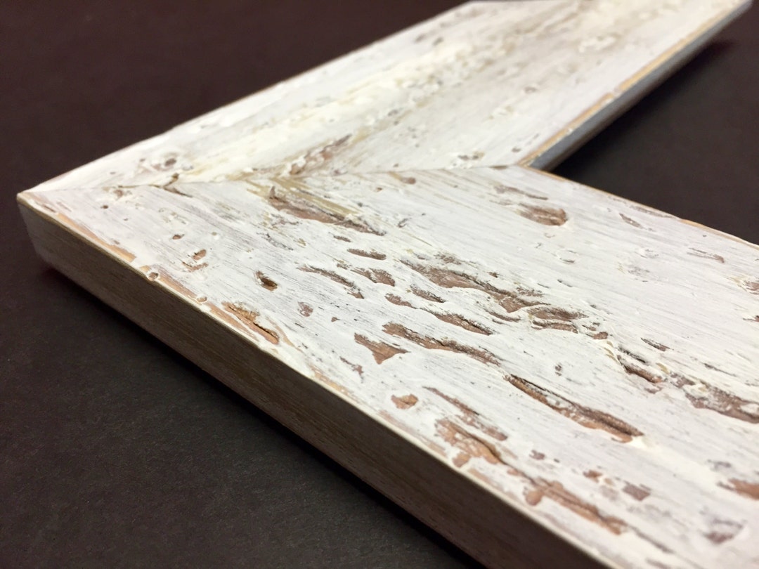 Wide Rustic Picture Frame,farmhouse Distressed Frame,distressed Picture ...