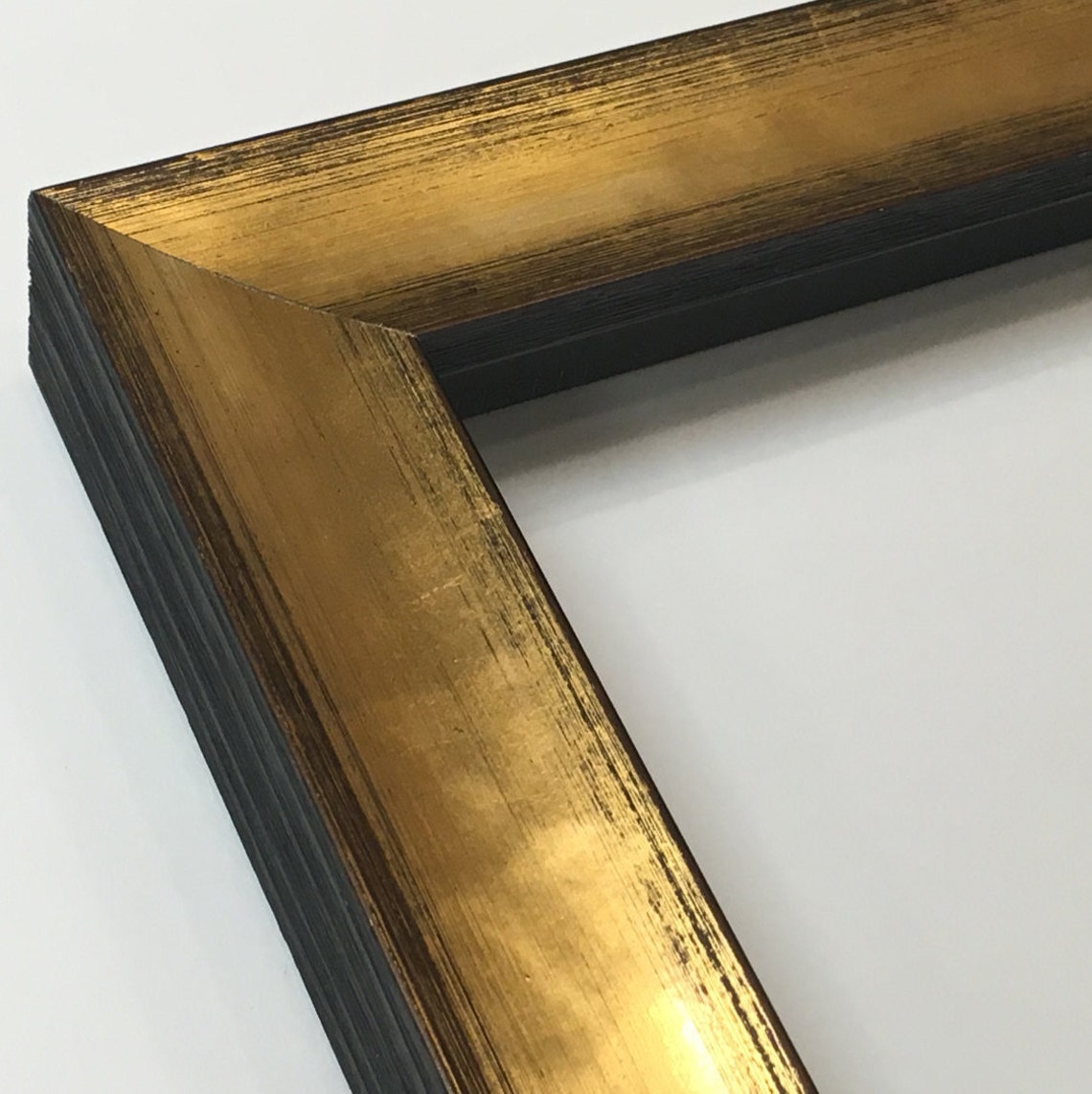 Rustic Gold Frame,gold Shabby Chic Frame,distress Gold Frame,gold ...