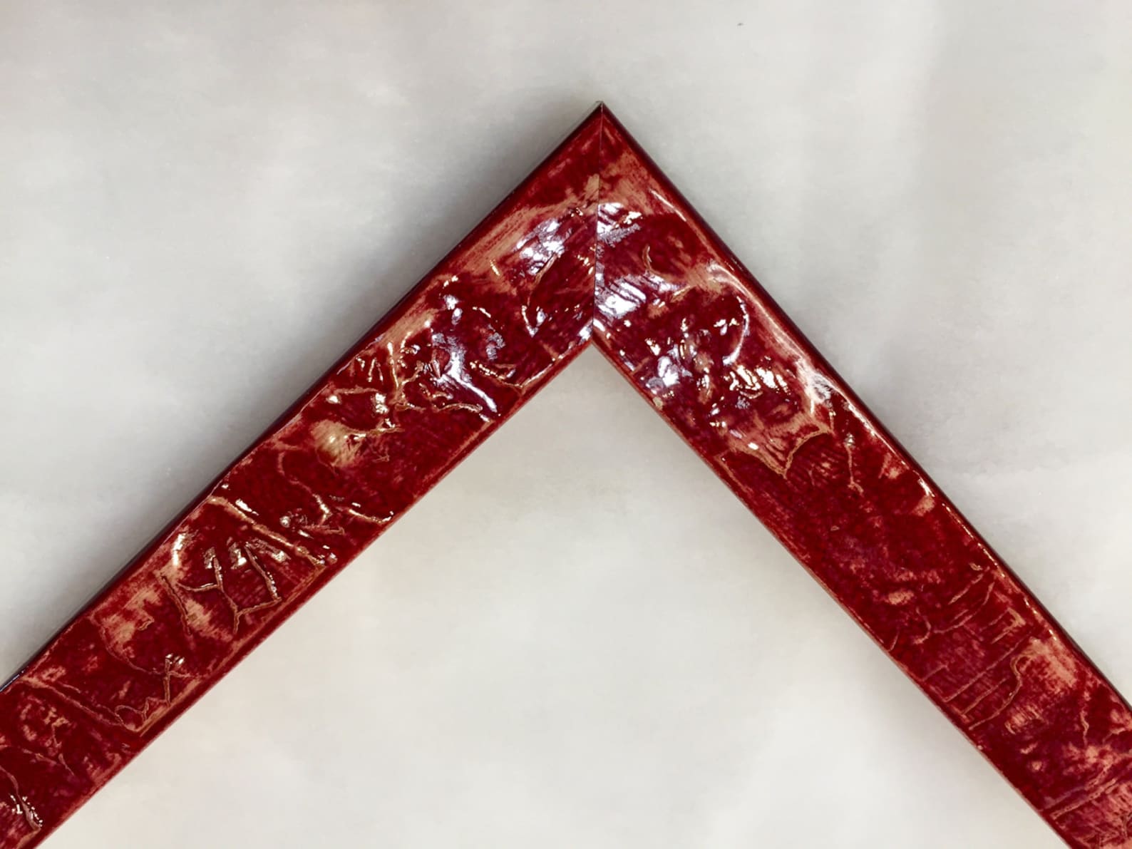 Boho Picture Frame, Modern Picture Frame, Red Picture Frame, Red Frame ...