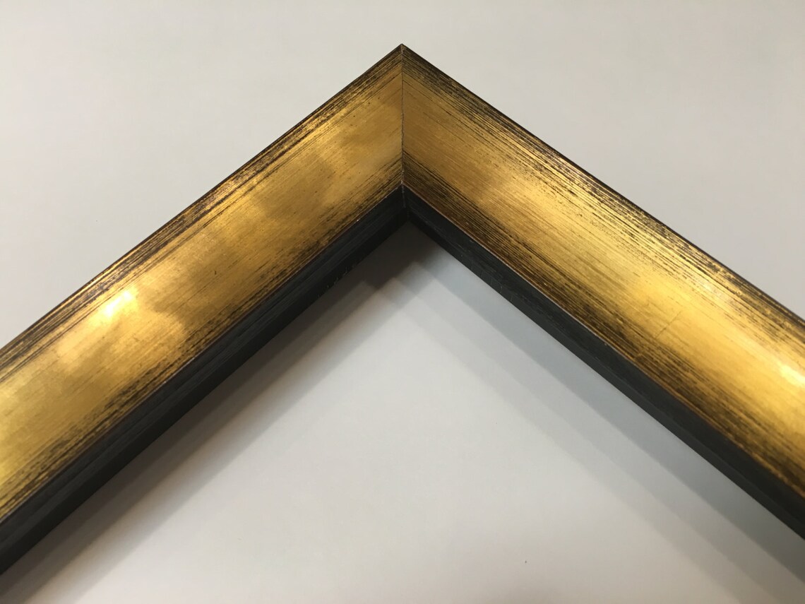 Rustic Gold Framegold Shabby Chic Framedistress Gold - Etsy