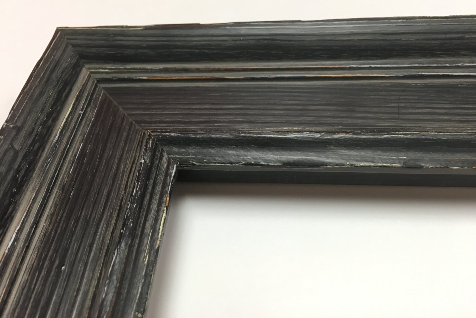 Black Shabby Chic Frameblack Rustic Frameblack Distressed - Etsy