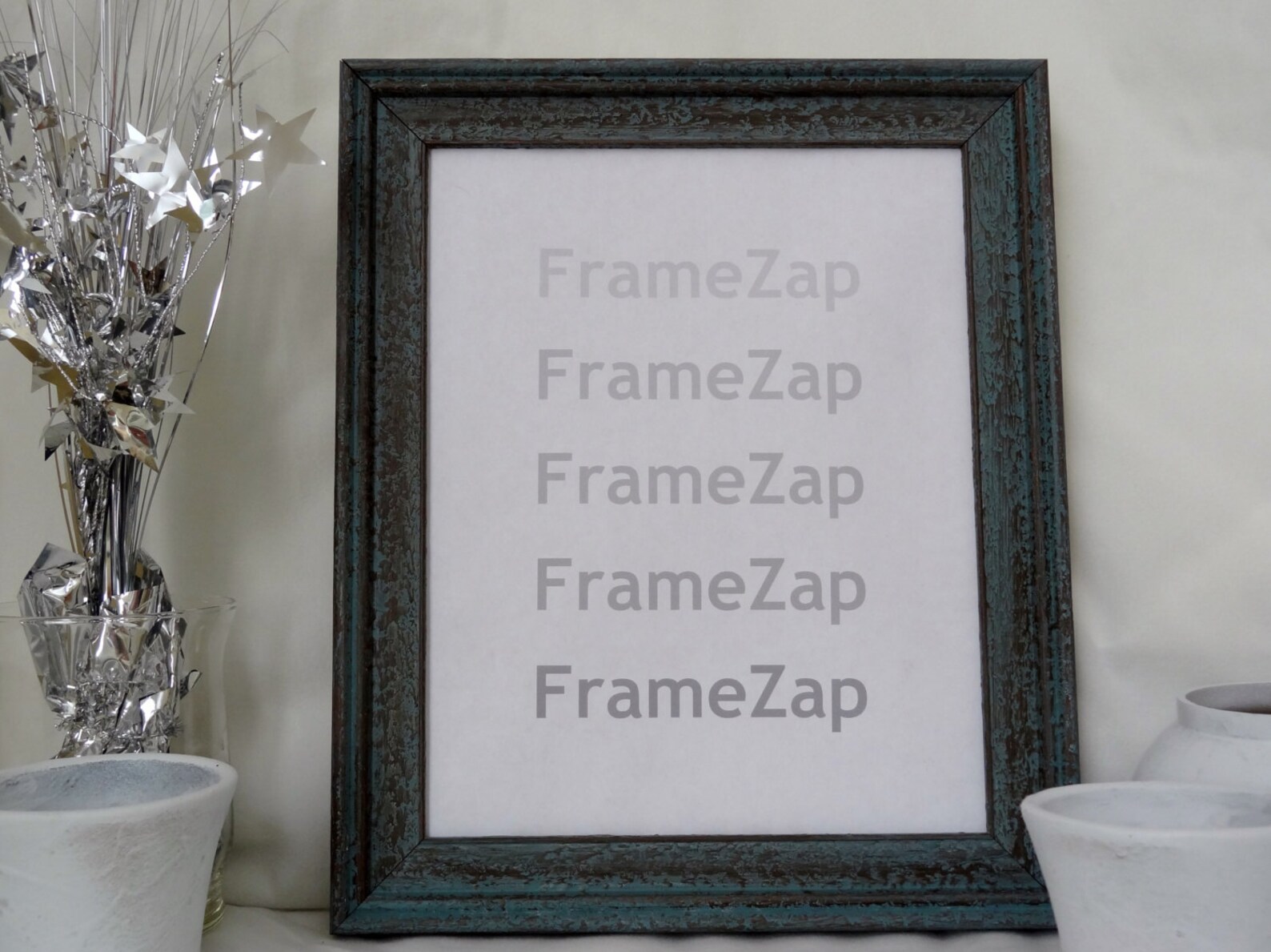 Rustic Blue Frameblue Farmhouse Frameblue Shabby Chic | Etsy