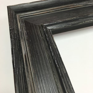 Black Shabby Chic Frame,black Rustic Frame,black Distressed Frame,16x20 ...