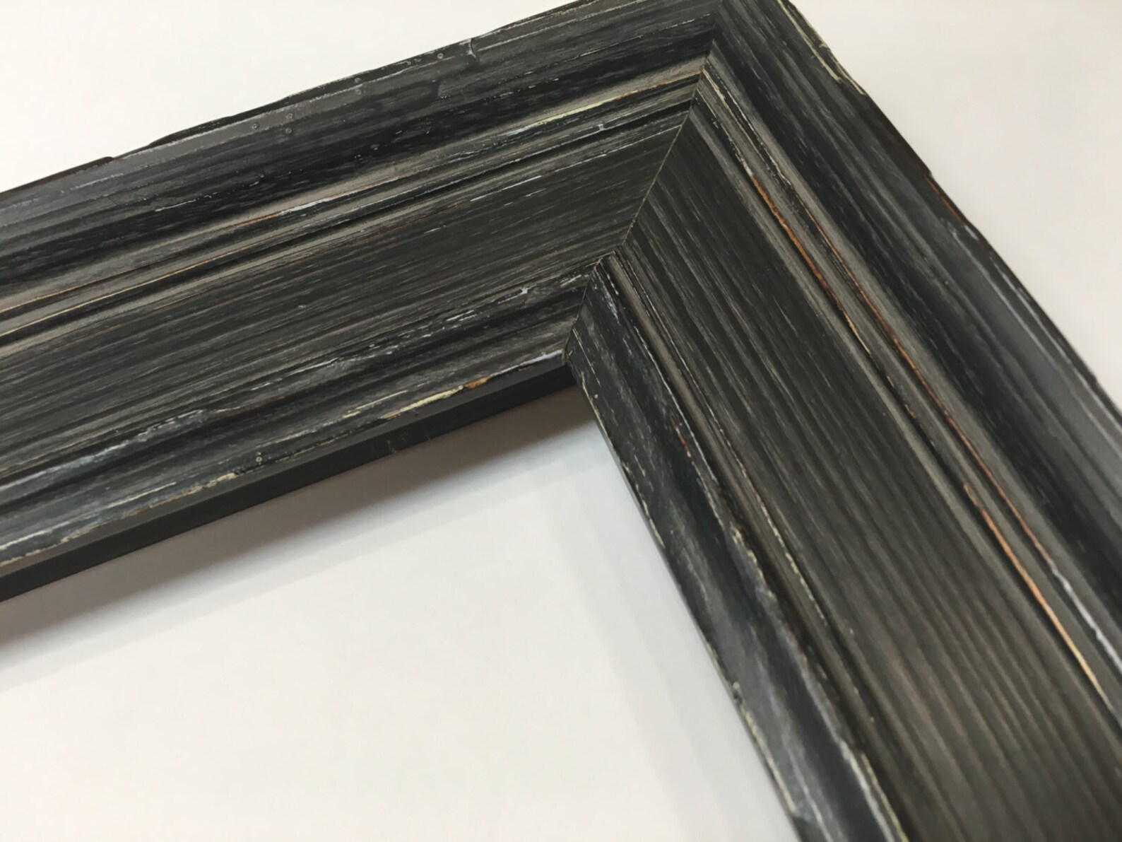 Black Shabby Chic Frameblack Rustic Frameblack Distressed - Etsy