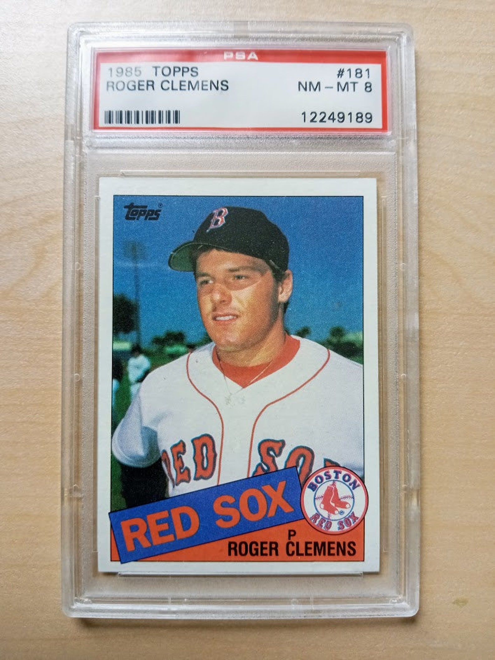 Roger Clemens Baseball Card 1985 Topps 181 Rookie Card | Etsy
