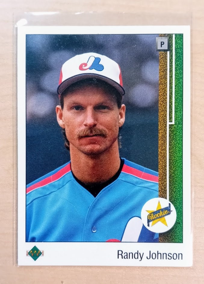 1989 Upper Deck Randy Johnson Baseball Card Hall of Fame Pitcher ...