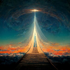 Gateway to Heaven and Hell Wall Art, Set of 2 Square Prints, Gallery ...