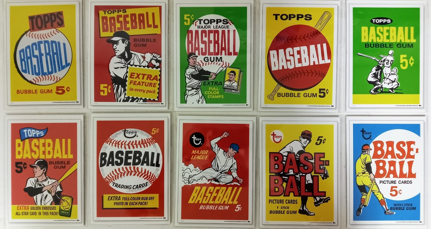 Baseball Card Wrapper 5 X 7 Art Collection | Vintage Baseball Card ...