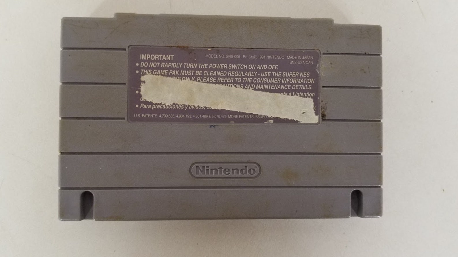 Super Mario Kart Super Nintendo SNES Video Game Cleaned and Tested ...