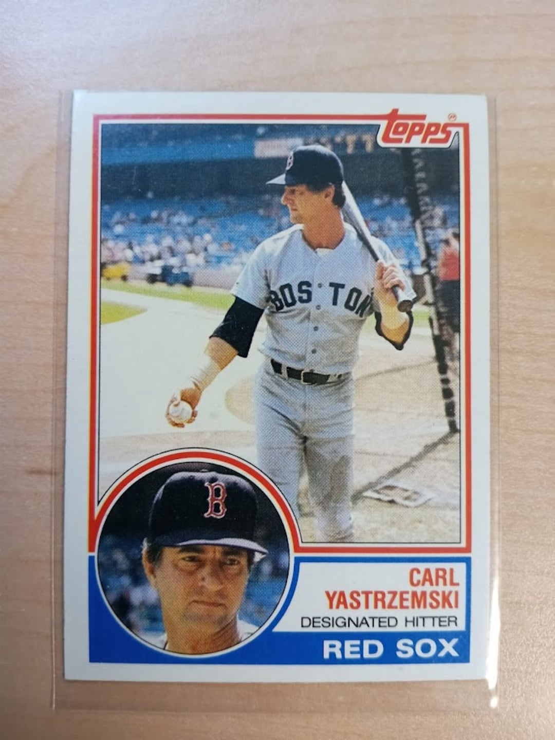 Carl Yastrzemski Baseball Card | 1983 Topps #550 | Boston Red Sox | Sox ...