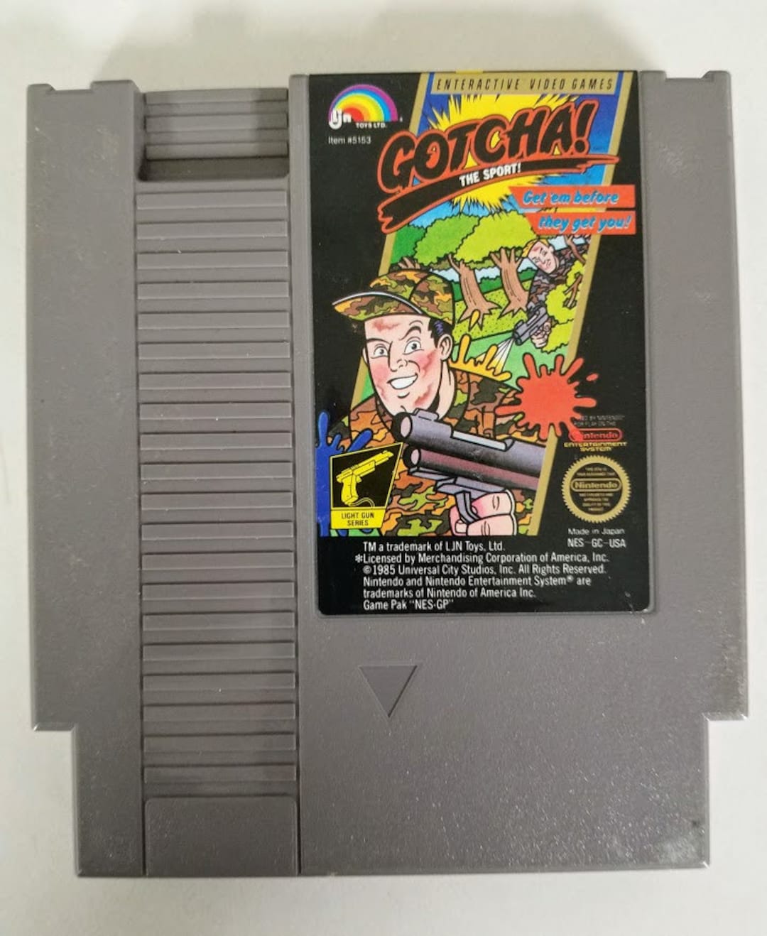 Gotcha the Sport Nintendo NES Video Game Cleaned and Tested Collectible ...
