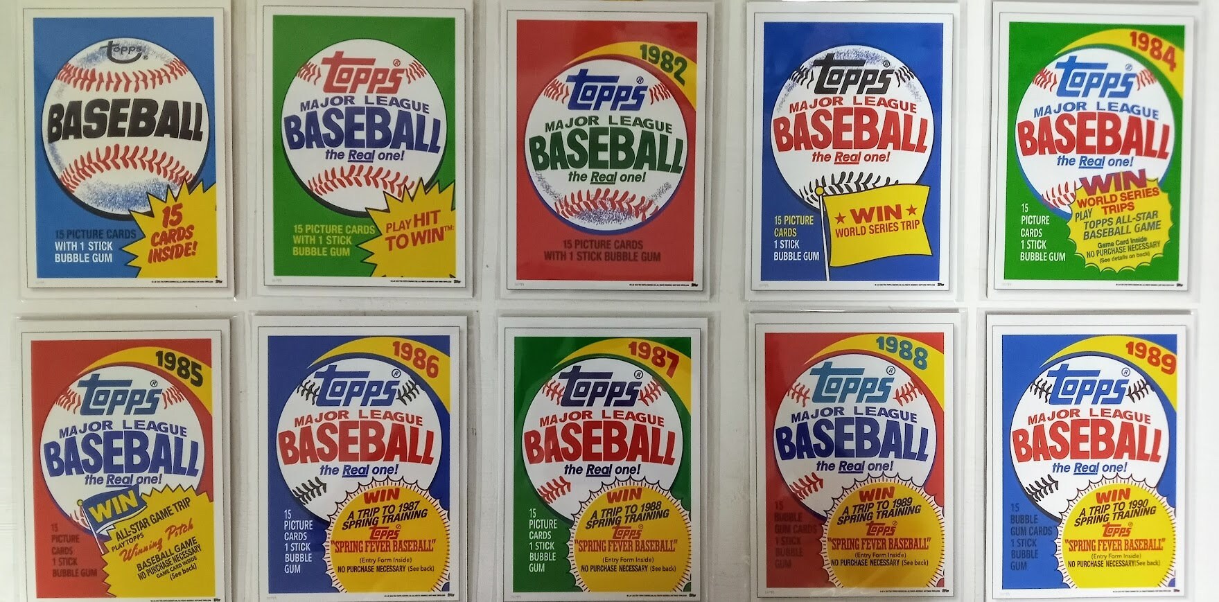 Baseball Card Wrapper 5 X 7 Art Collection | Vintage Baseball Card ...