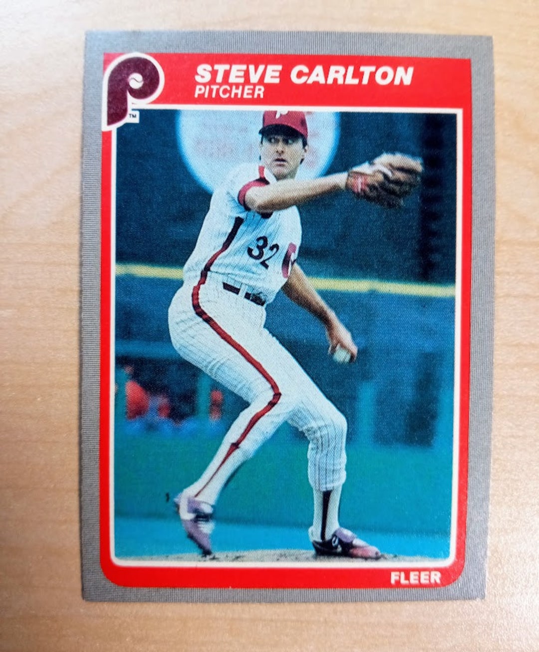 Steve Carlton 1985 Fleer EX-NM Baseball Card | Philadelphia Phillies ...