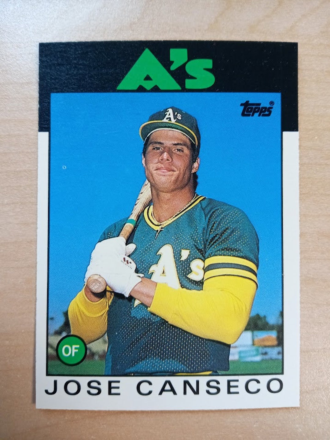 Jose Canseco Baseball Card | 1986 Topps Traded #20 | Oakland A's ...