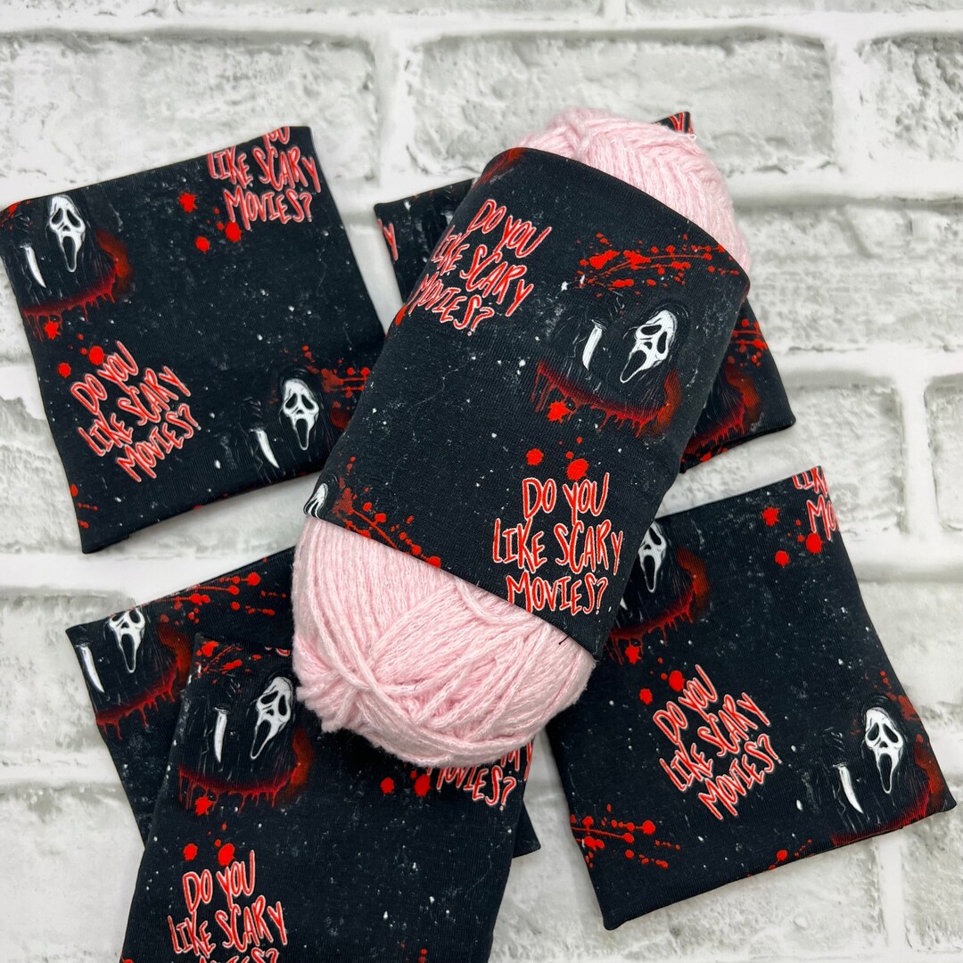 Scream Yarn Cozy, Ghost Face Yarn Cozy, Yarn Sleeve, Yarn Cozy, Crafter ...