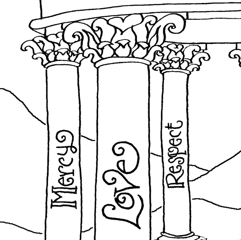 Printable Marriage Prep Coloring Page Christian Catholic - Etsy