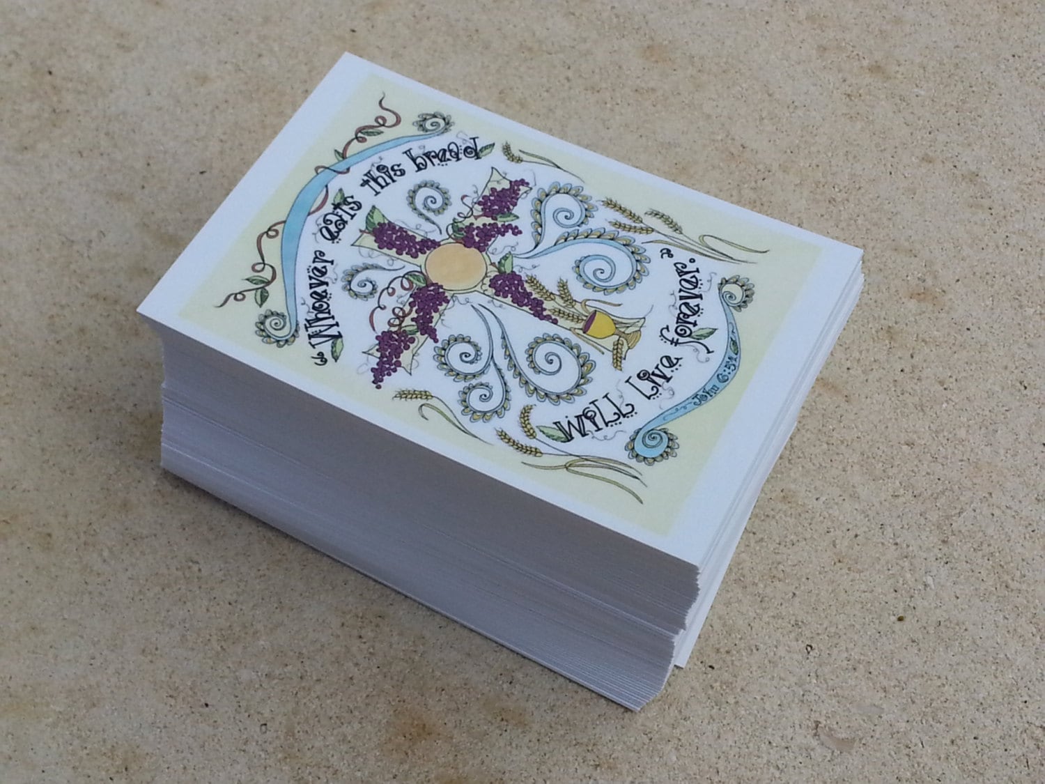 Catholic Prayer Cards Bulk Order of 100 Optional Variety up - Etsy