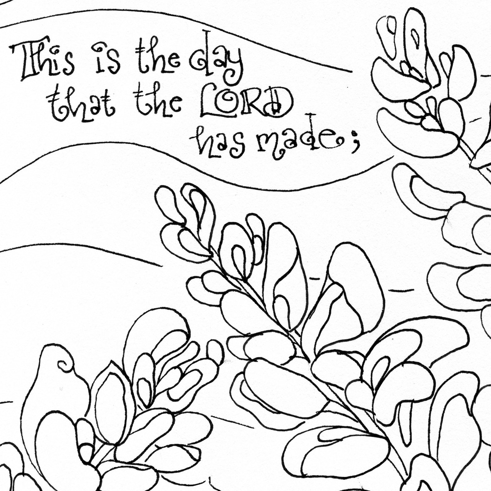 Bluebonnets Printable Coloring Page With Bible Verse - Etsy Australia