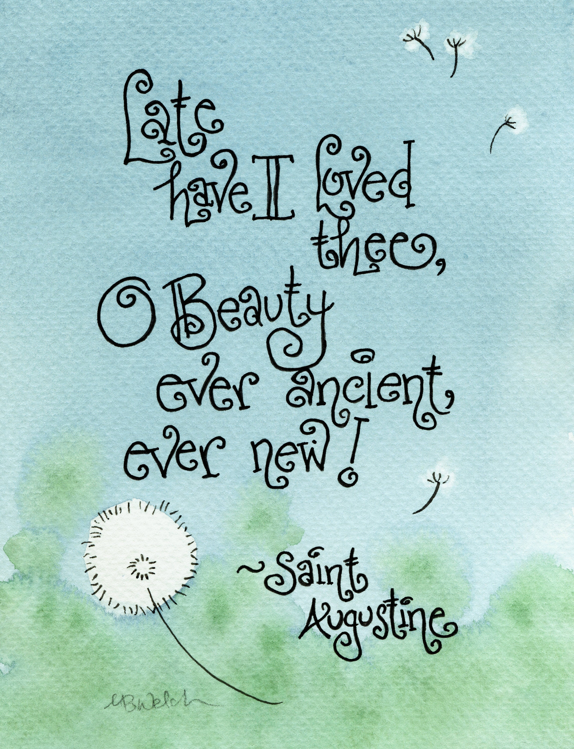 St Augustine Quote - Personalized Confirmation Gift; Conversion, RCIA ...