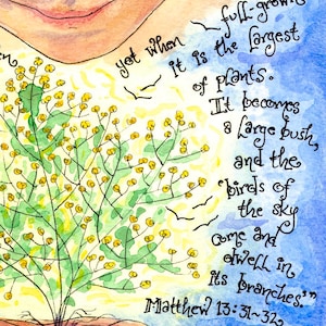 Mustard Seed Parable Scripture Art Print; Catechesis of the Good ...