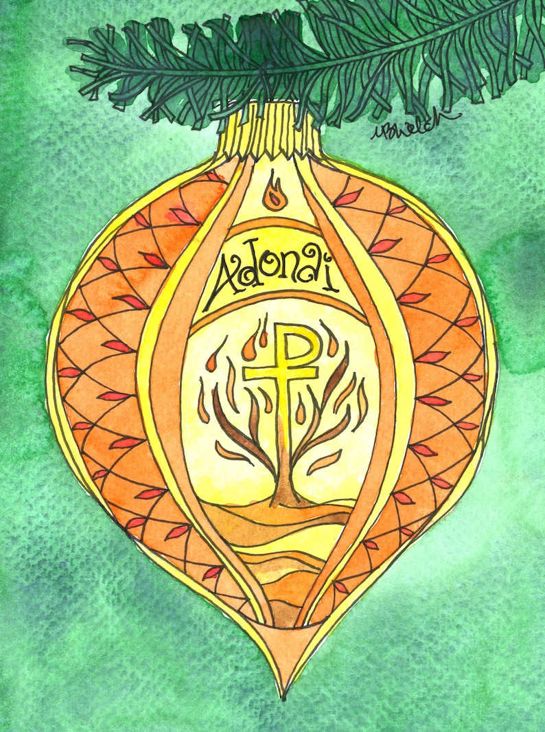 O Antiphons Christmas Ornament Illustrations With O Come, O Come ...