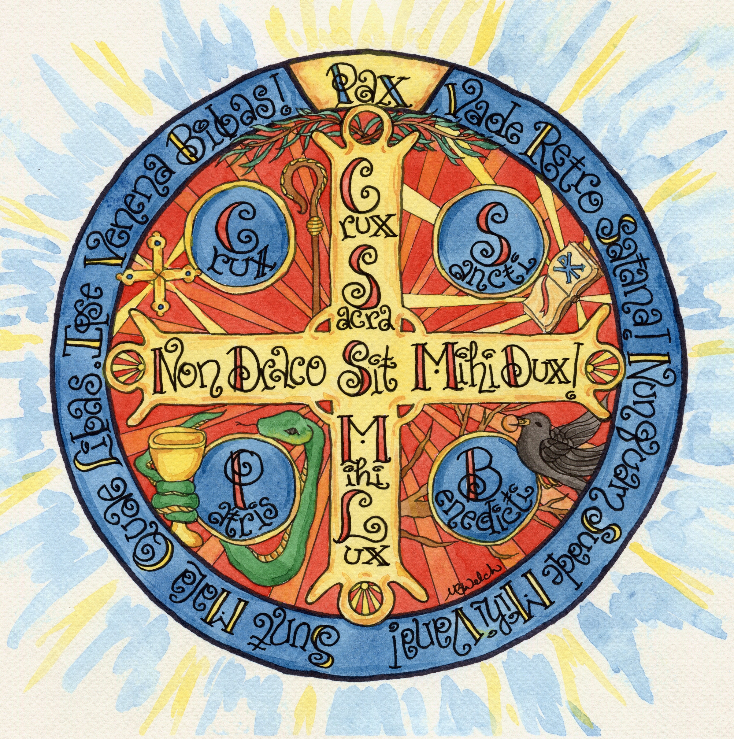 Benedictine Medal Art