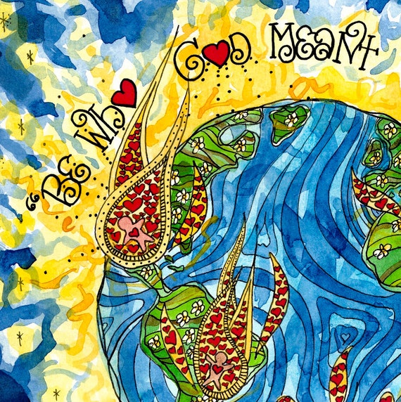 World On Fire Drawing