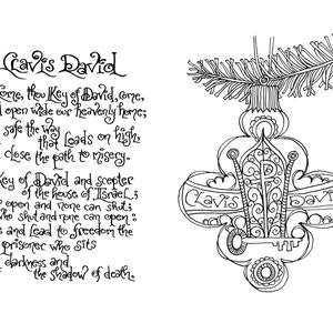 O Antiphons Advent Coloring Page Booklet; Includes O Come O Come ...