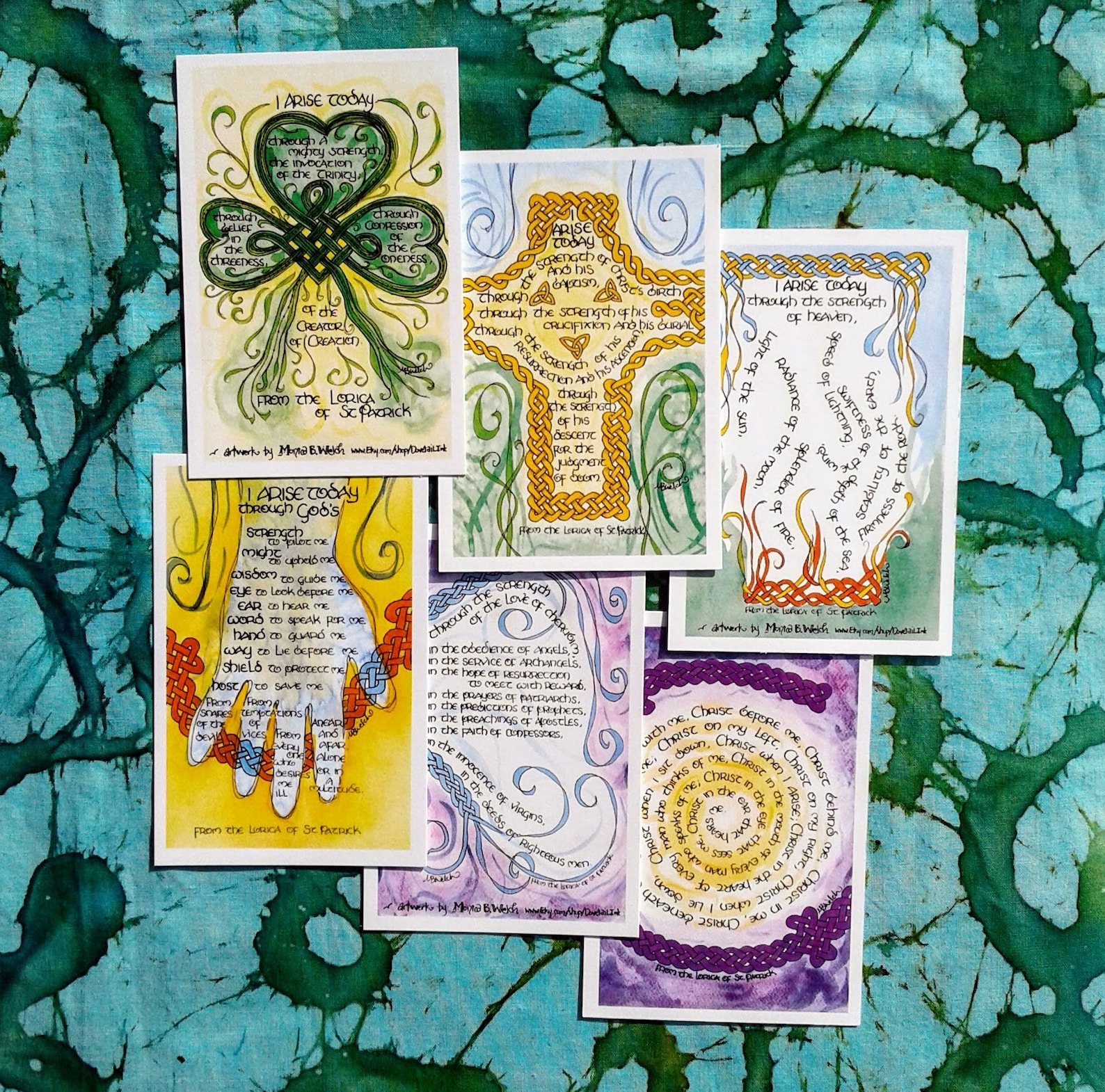 St Patrick Notecards, Catholic All-occasion With Breastplate, Lorica ...