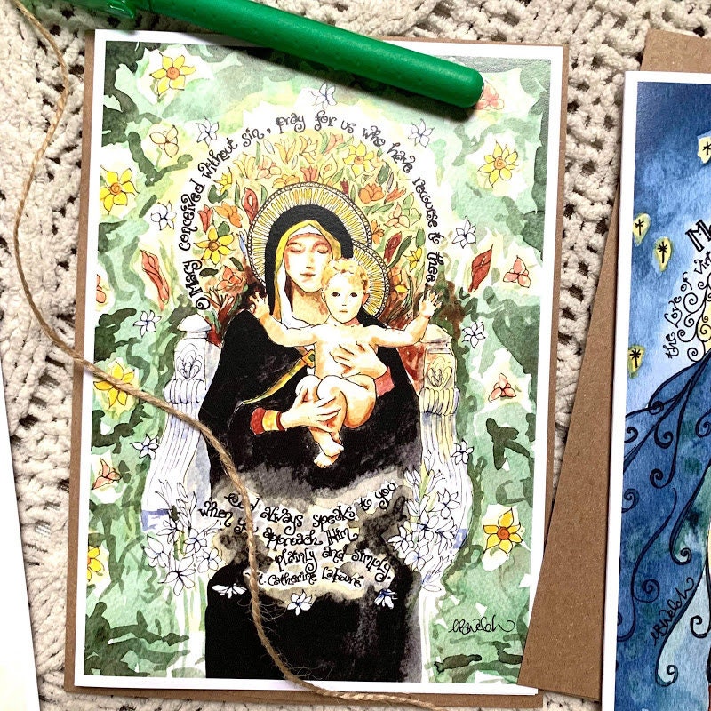 Fine Art Christmas Cards Religious Catholic Christmas | Etsy