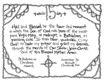 Printable Morning Prayer of St. Therese Coloring Page for ALL | Etsy