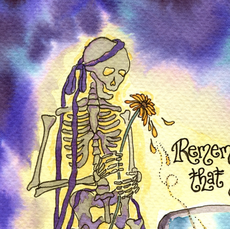 Memento Mori remember You Are Dust Catholic Art - Etsy