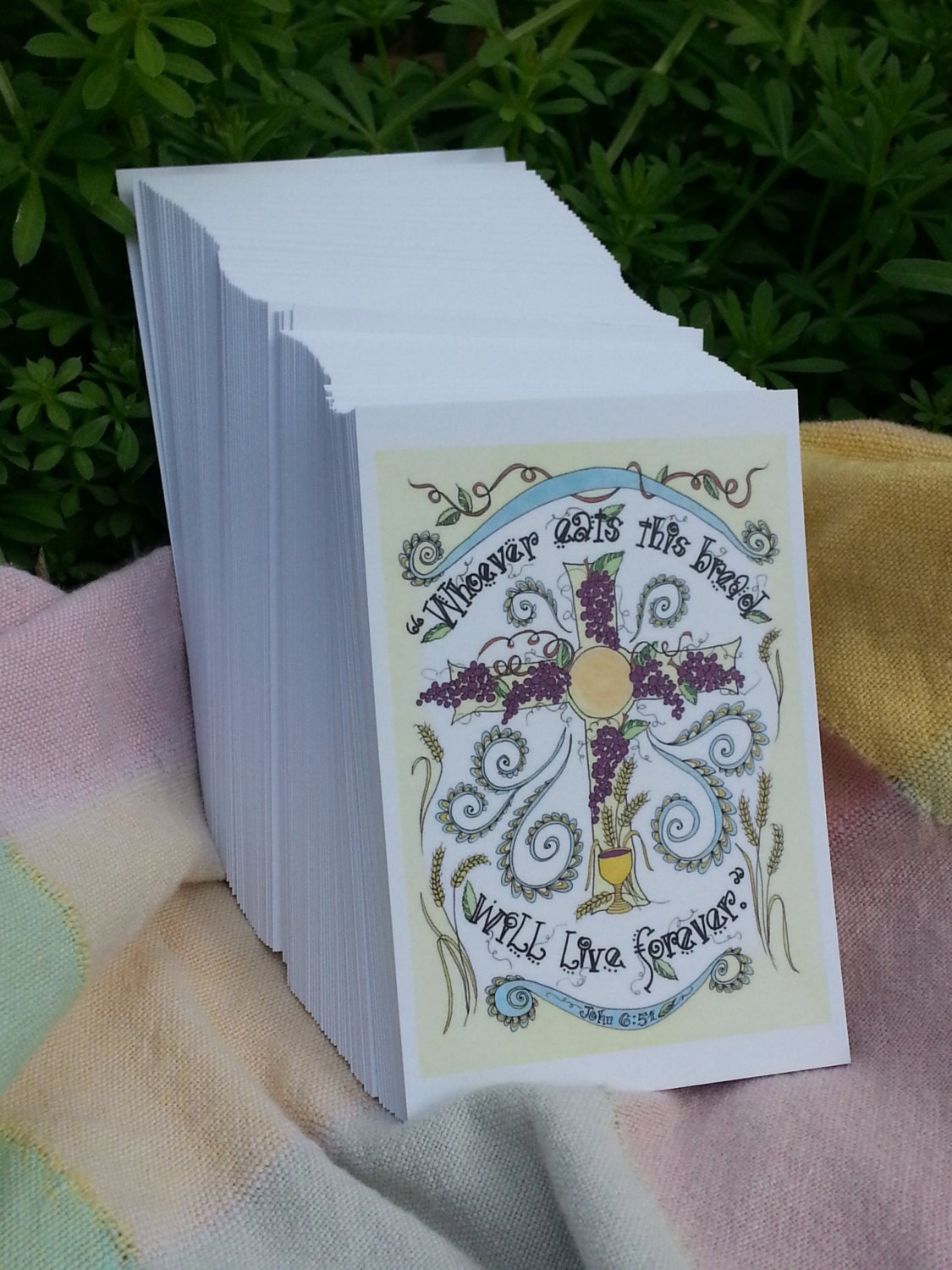 Catholic Prayer Cards, Bulk Order of 100, 75, or 50; Optional Variety ...