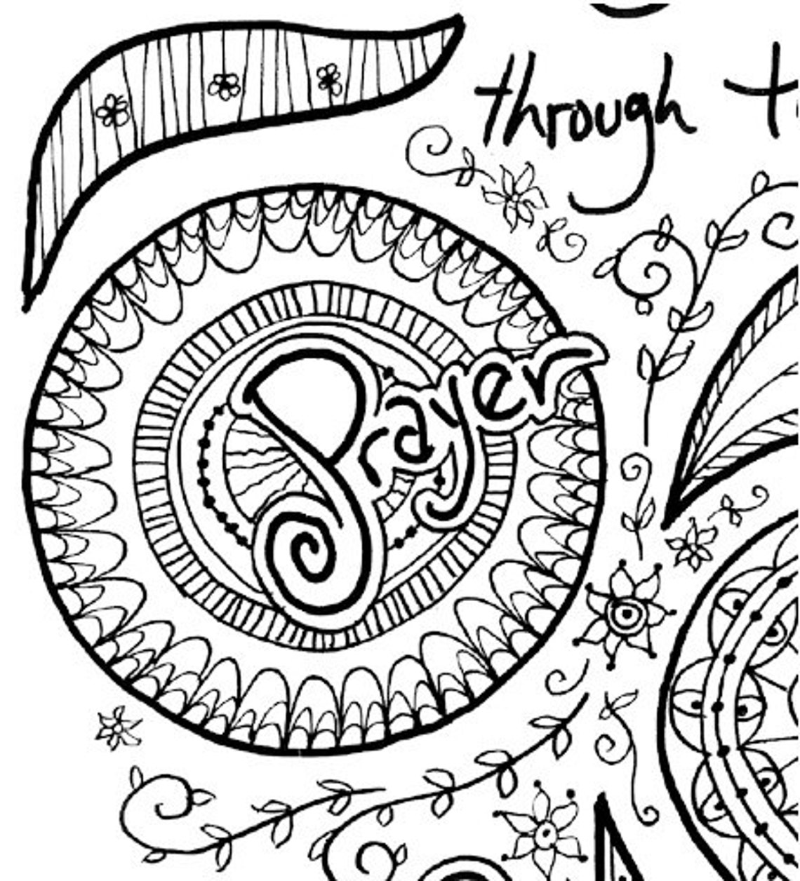 Printable Morning Offering Catholic Prayer Coloring Page for | Etsy