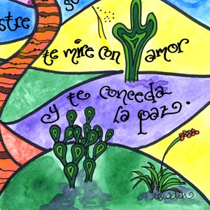 Mexican Sun and Moon With Bible Verses in English and Spanish | Etsy