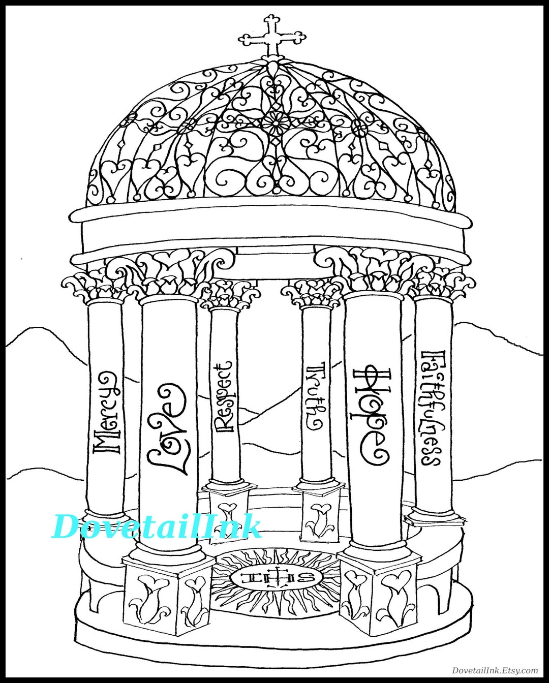 Printable Marriage Prep Coloring Page! Christian, Catholic, Wedding ...