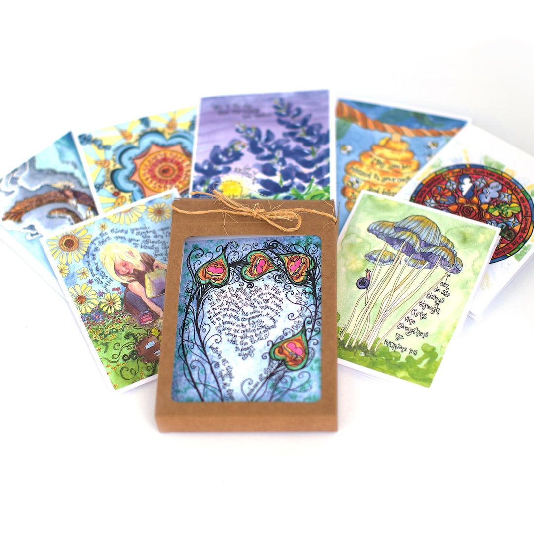 Scripture Note Cards Variety Set, Bible Verse Notecards, Gift Boxed Set ...