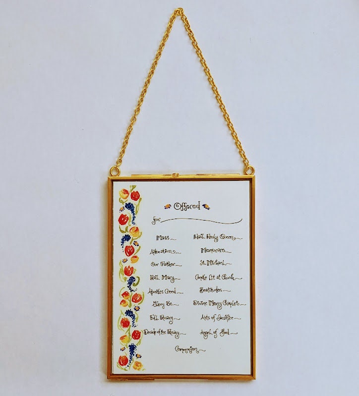 Spiritual Bouquet PRINTABLE Card Catholic Gift From Group | Etsy