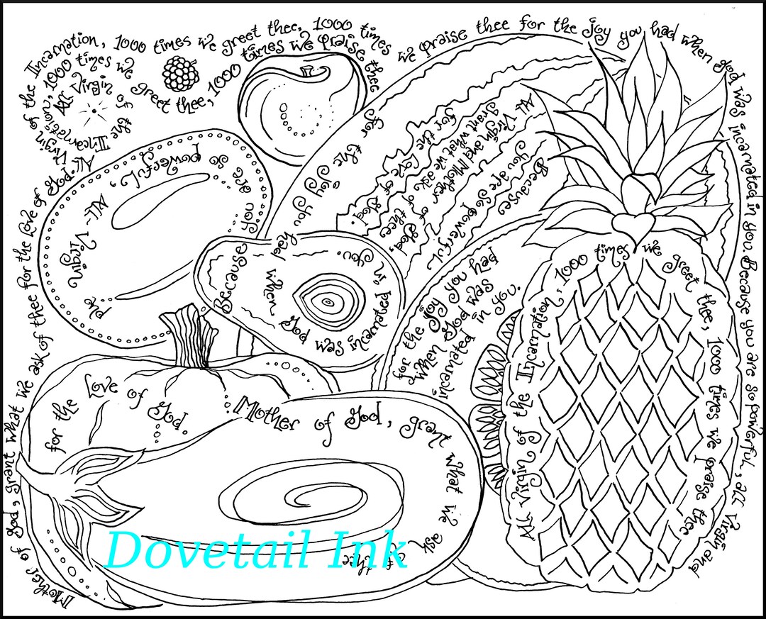 Printable Impossible Novena Marian Catholic Coloring Page For All Ages Homeschool Re Rcia