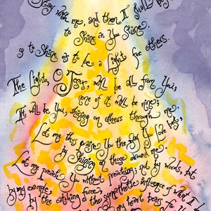 St Teresa of Calcutta's Fragrance Prayer - Personalized Gift ...