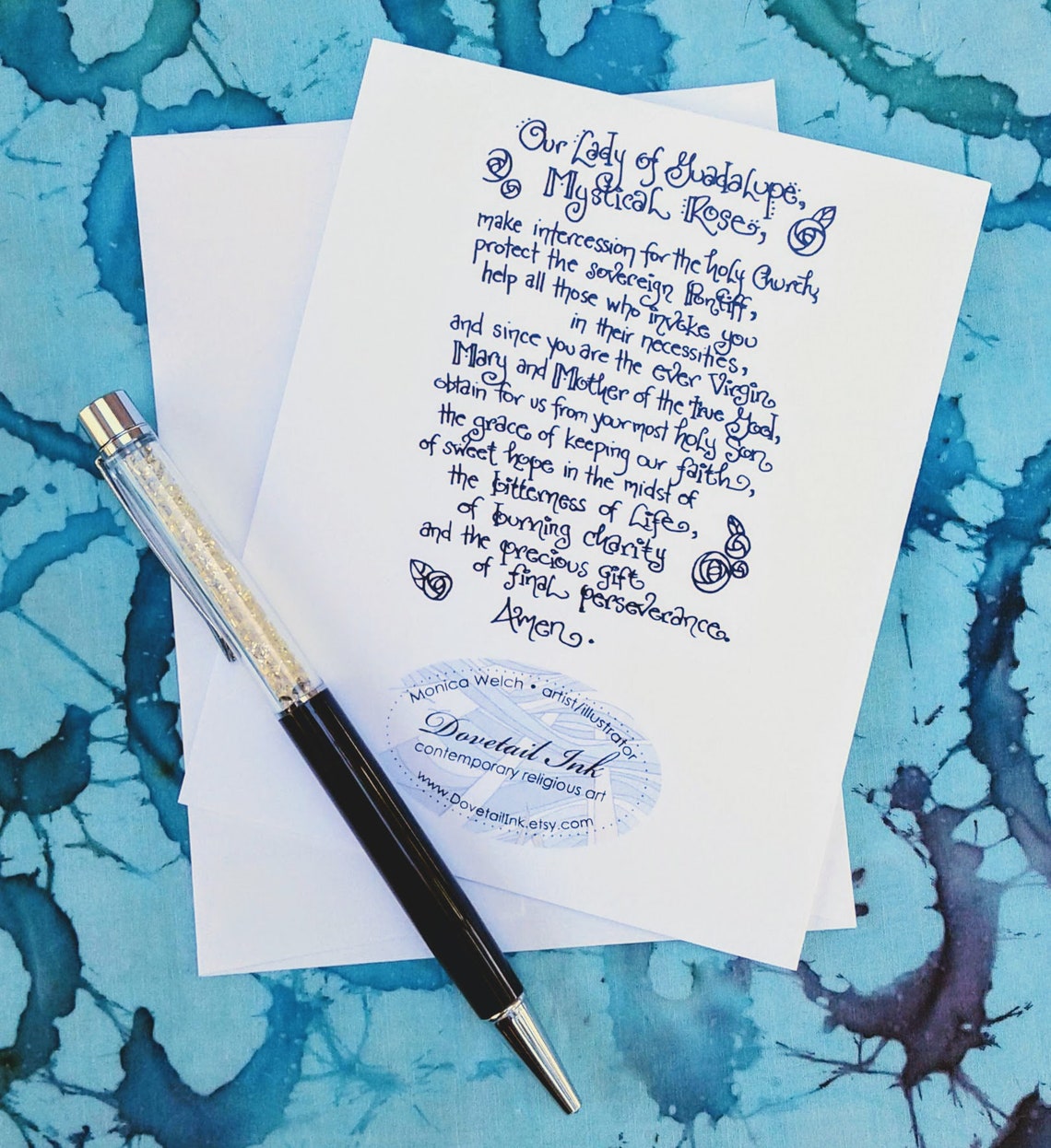 Catholic All-occasion Notecards With Our Lady of Guadalupe, Mystical ...