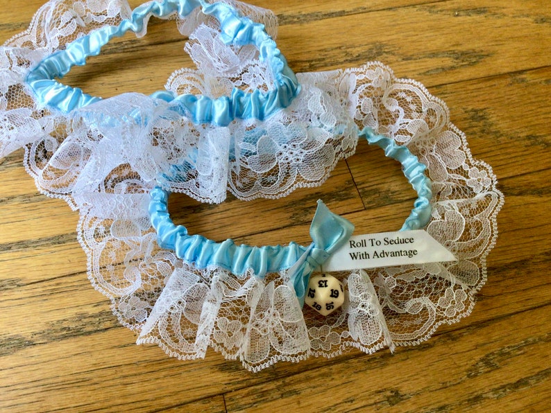 Dungeons and Dragons Wedding Garter: "roll to Seduce With Advantage ...