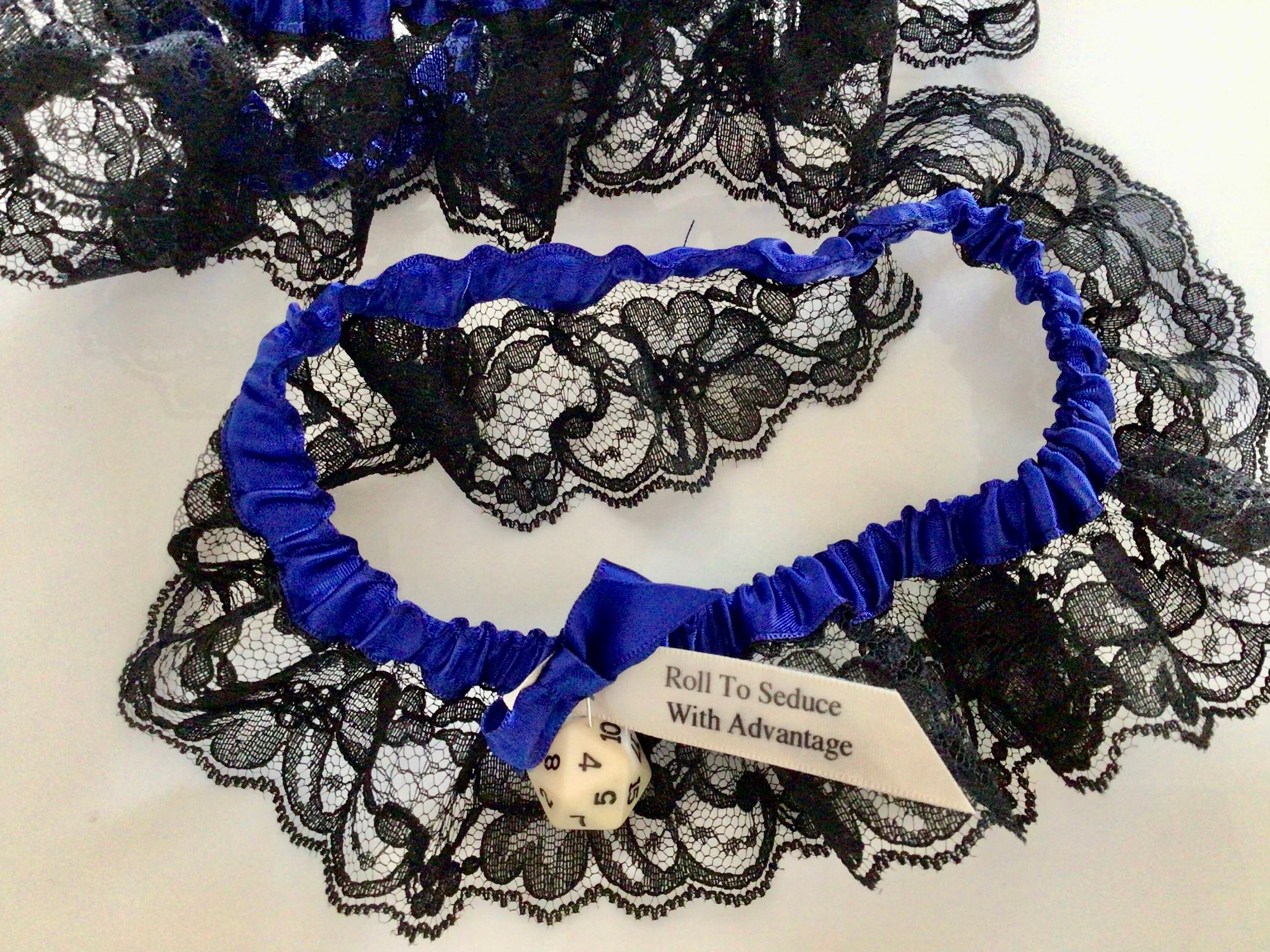 Dungeons and Dragons Wedding Garter: "roll to Seduce With Advantage ...