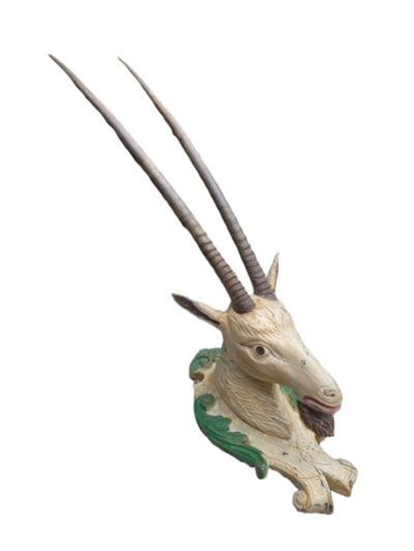 Wood Carved Mountain Goat Impala Wall Sculpture Black Forest - Etsy