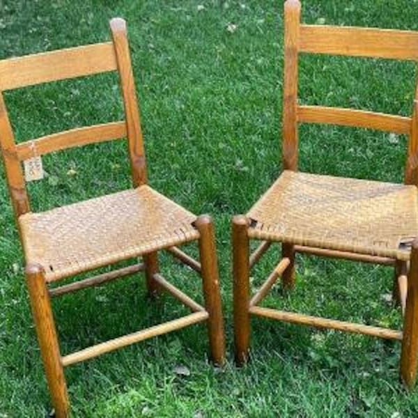 Antique Ladder Back Chairs - Etsy
