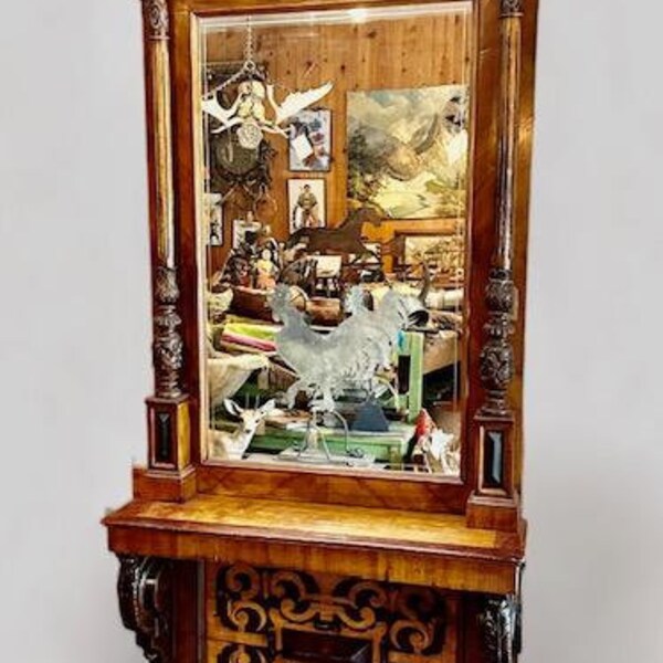 Antique European Mirror - Etsy