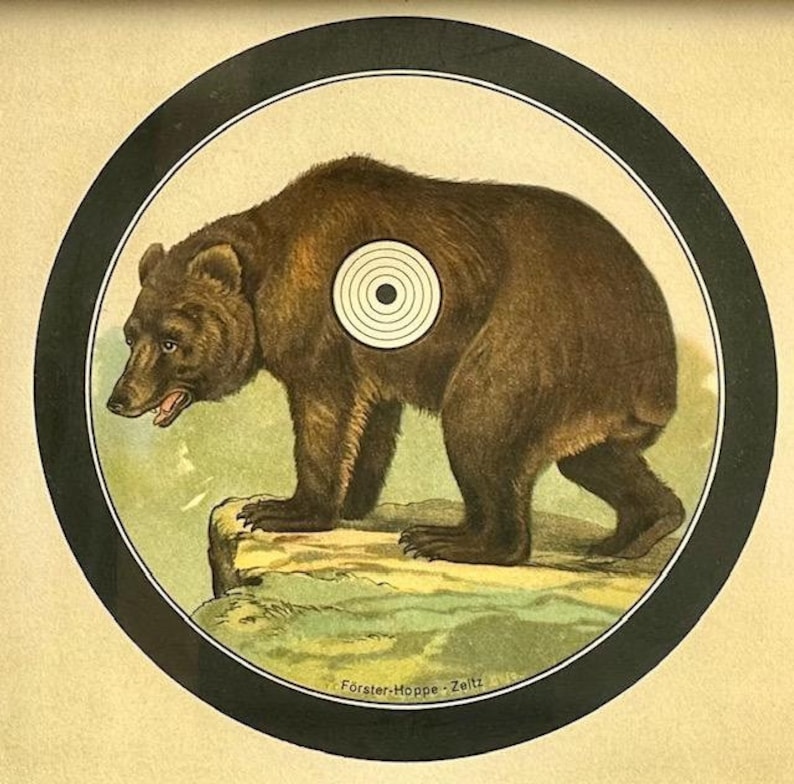Vintage German Shooting Targets - Etsy